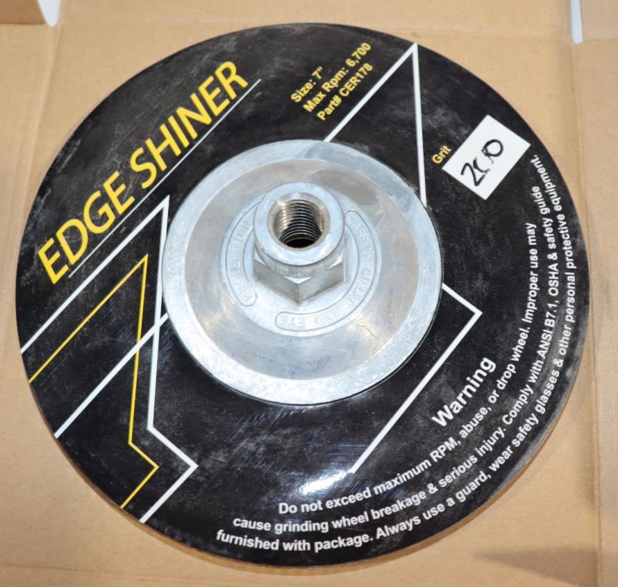 Edge Shiner 200 Grit Transitional Grinding Wheel for Concrete Polishin