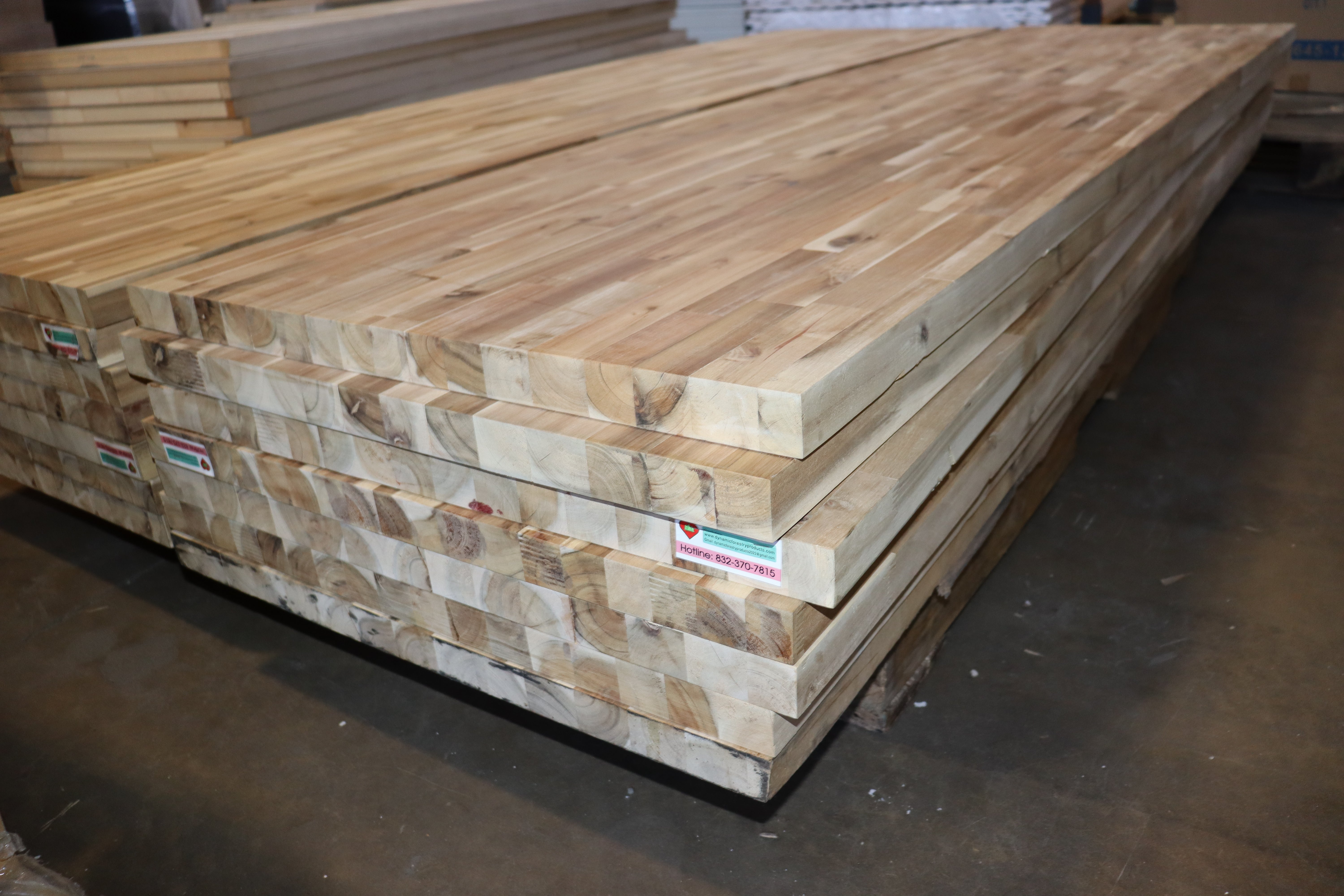 Acacia Butcher block 25 inch x 96 inch Acacia Wood 1 1/2 inch Thick