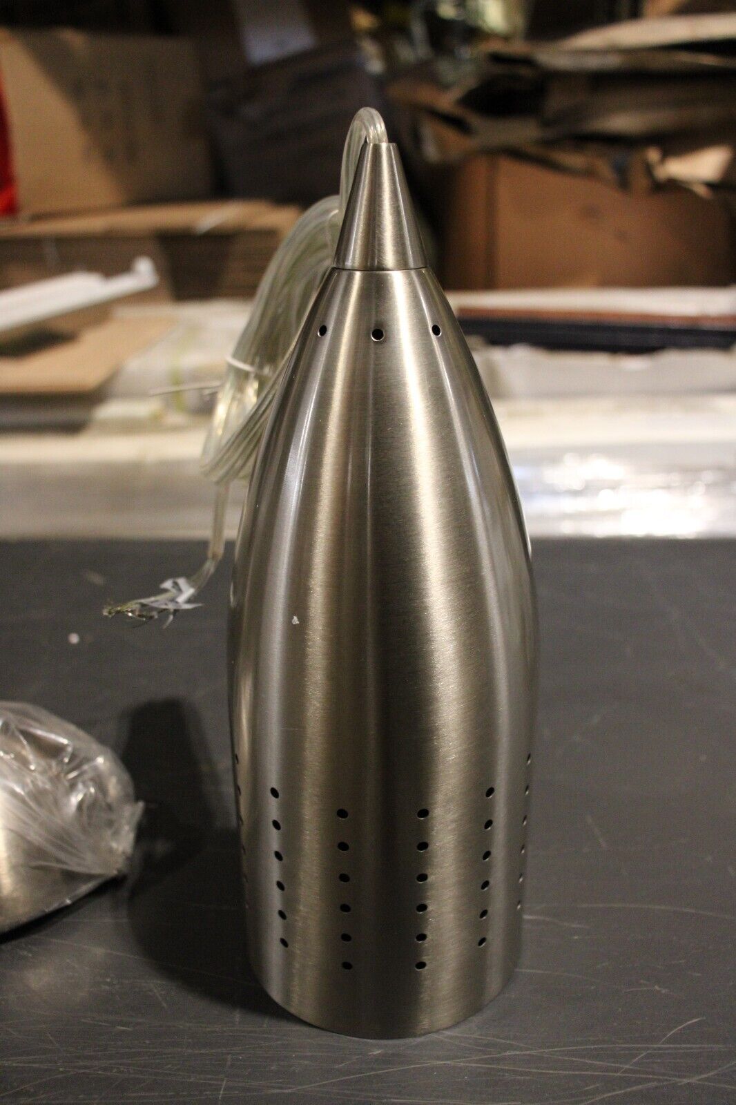 TORPEDO PENDANT LIGHT STAINLESS STEEL MODERN DESIGN