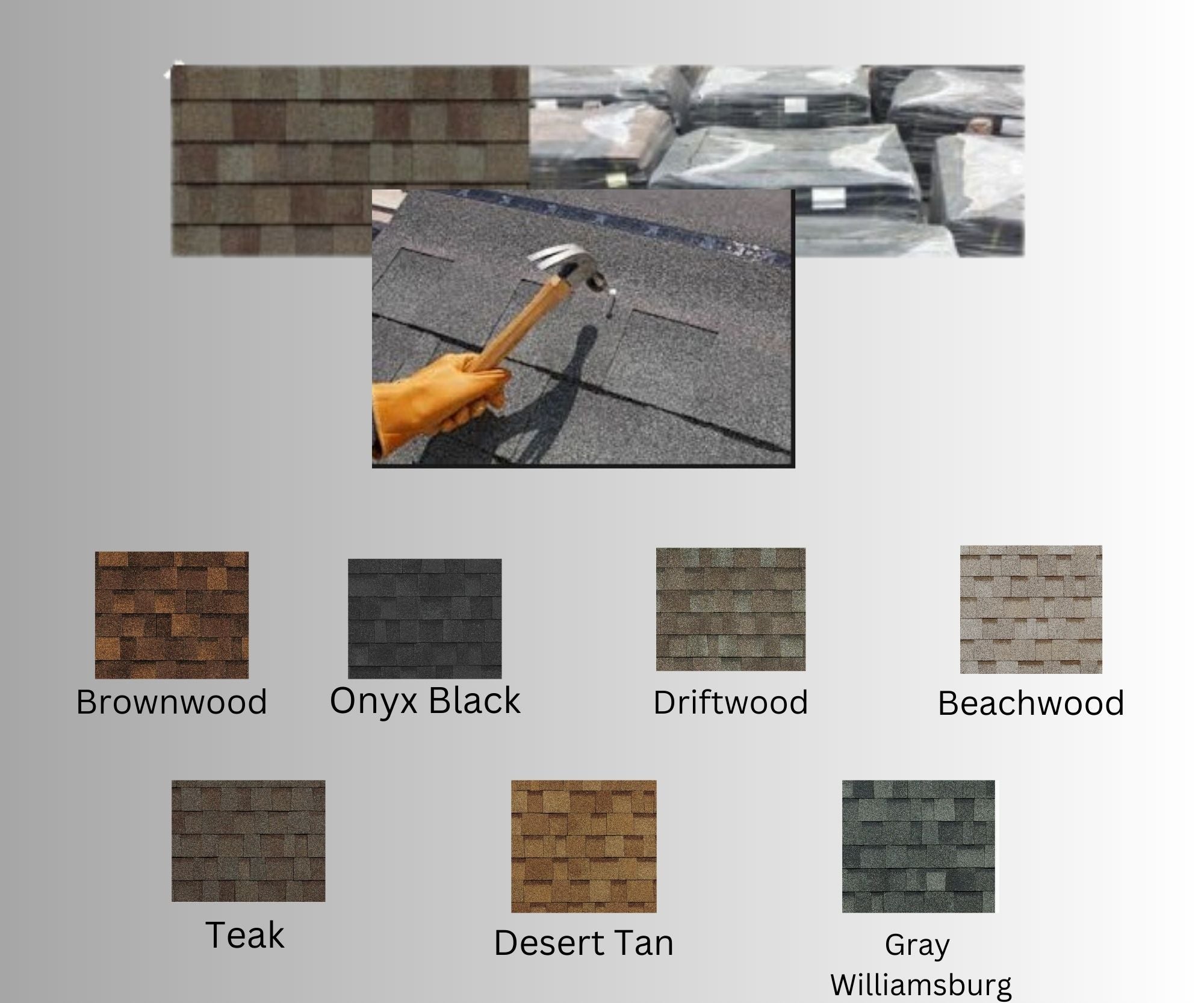 Architectural Roofing Shingles Discounted Surplus In Stock